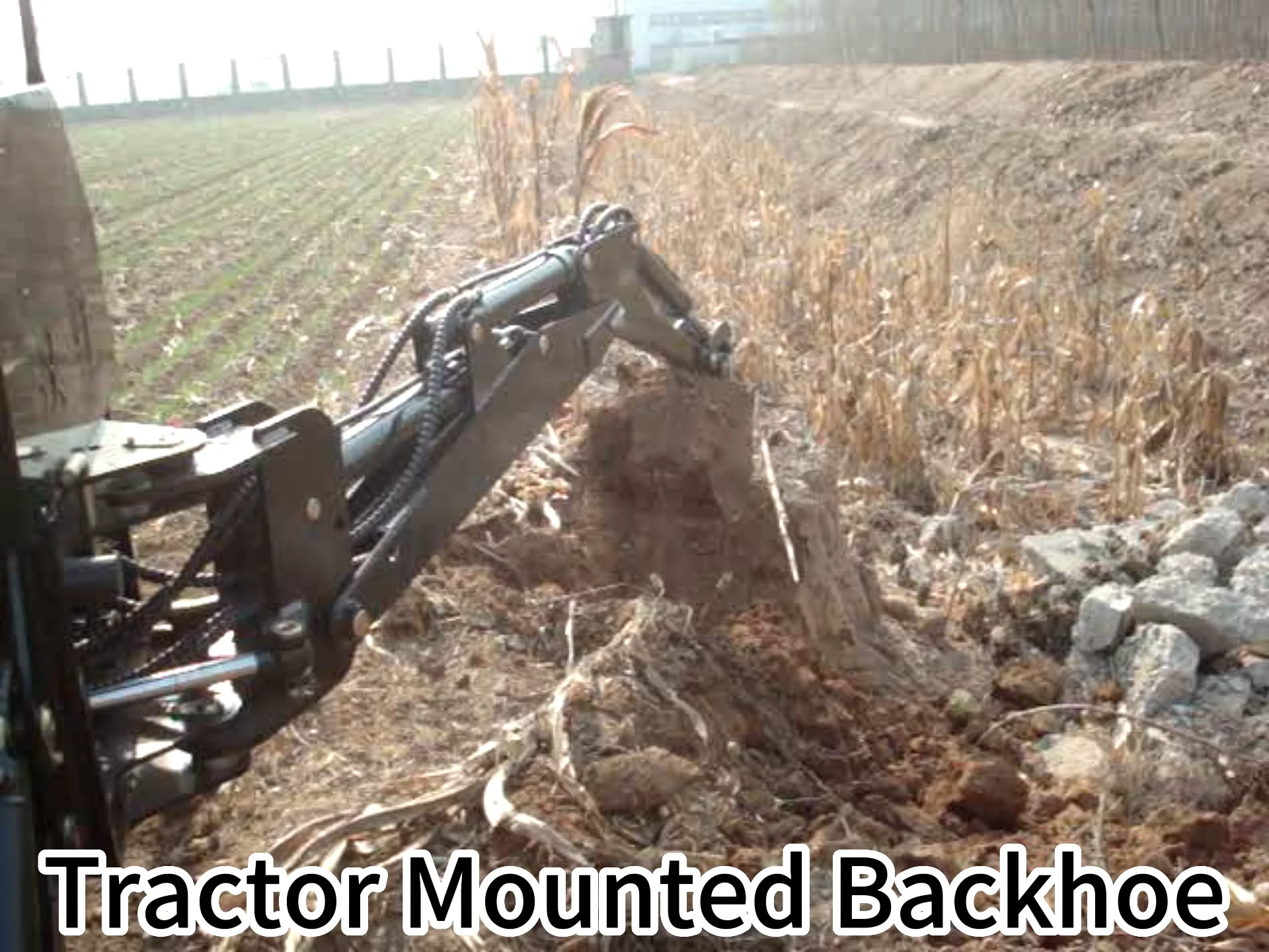 Tractor Mounted Rear Backhoe Model Lw-6 With Hydraulic Pump - Buy ...