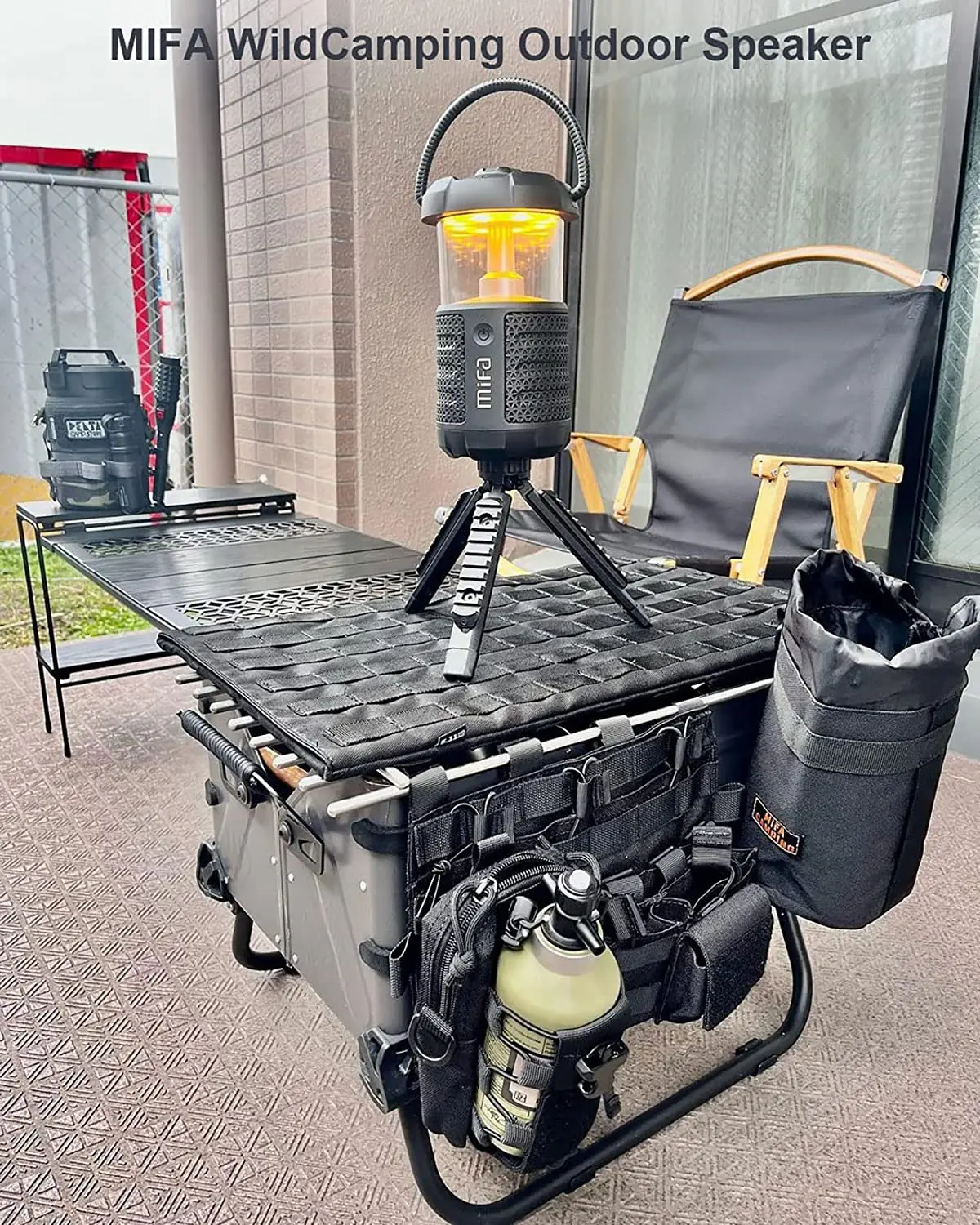 Mifa Wild Camping Speaker: Waterproof 360 Sound & Lantern, Portable ...