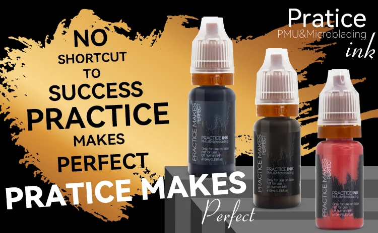 Microblading Practice Use Only Pigment Permanent Makeup Ink Tattoo Ink ...