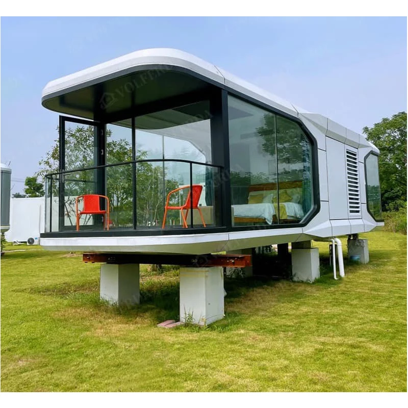 Luxury Modern Mobile Tiny Volferda Space Capsule Home Office Pod Apple ...