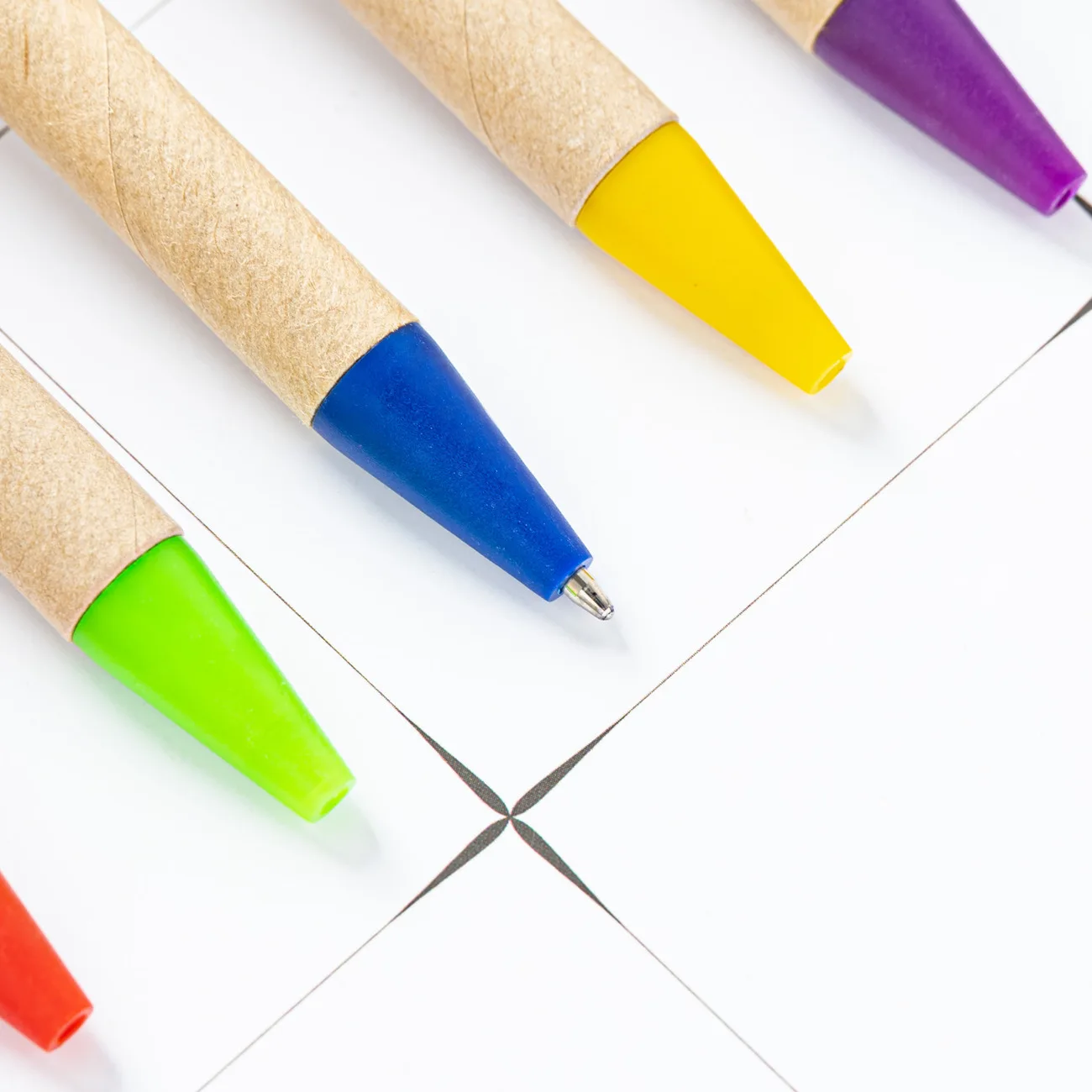 Promotional School Customized Environmental Paper Ball Pen