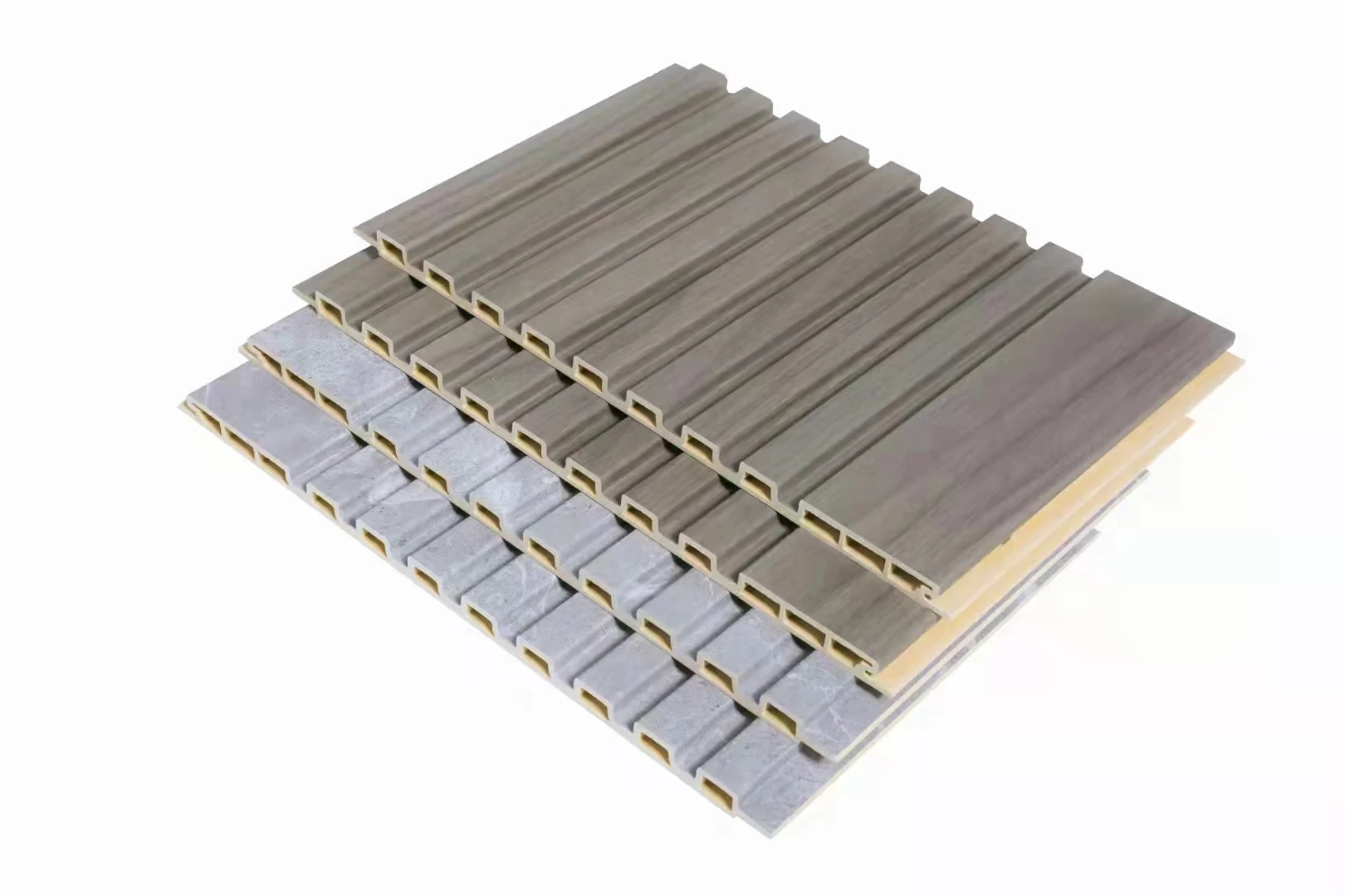 Customized Waterproof WPC Wall Panels with LED Light