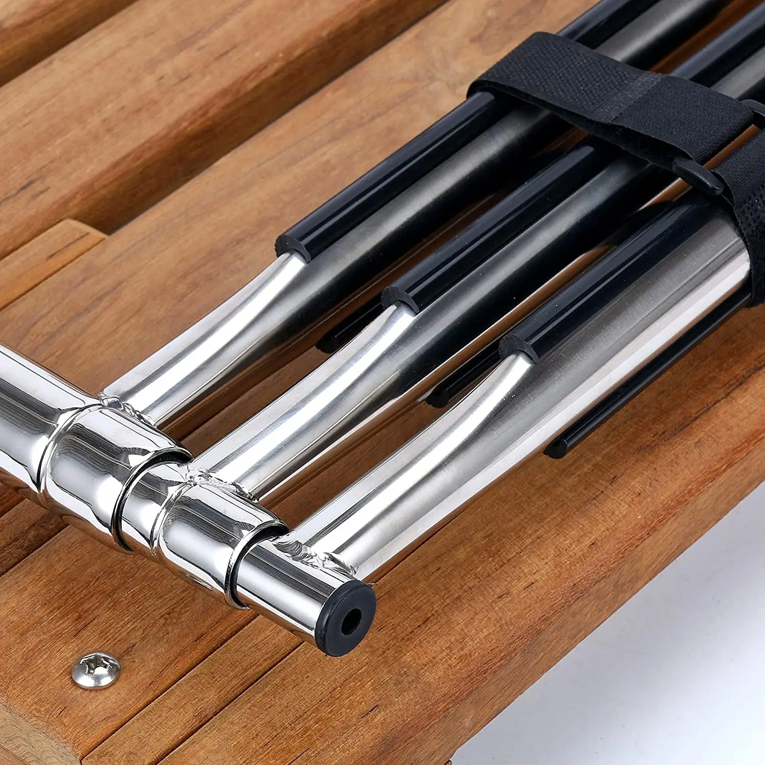 Marine Telescoping Boat Ladder With Teak Swim Platform - Buy ...