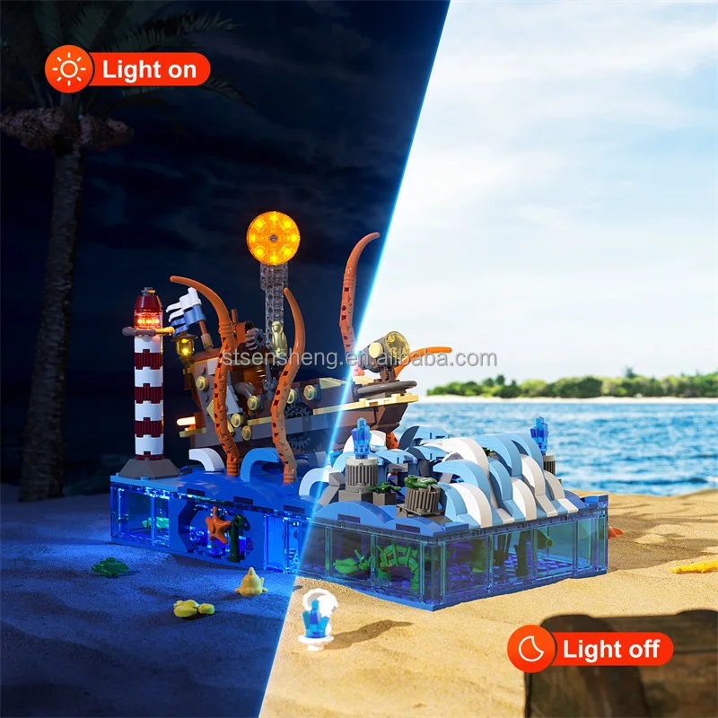 Hot Funwhole Fh9001 Forest Cabin Set Street View Moc Bricks Creative ...