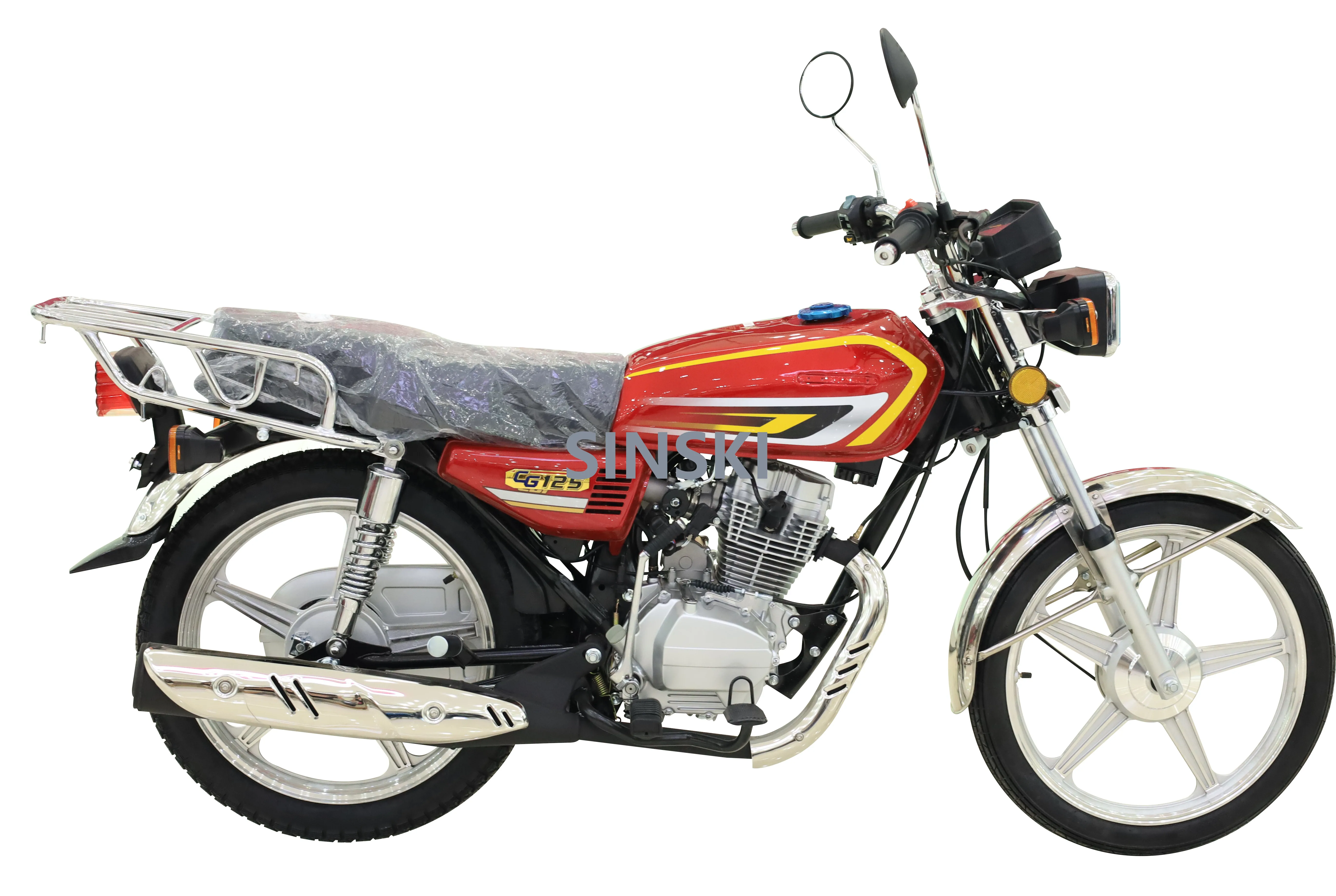Sinski Motos Cg 125cc 150cc Popular Two Wheel Custom Gas Fuel Motorbike ...