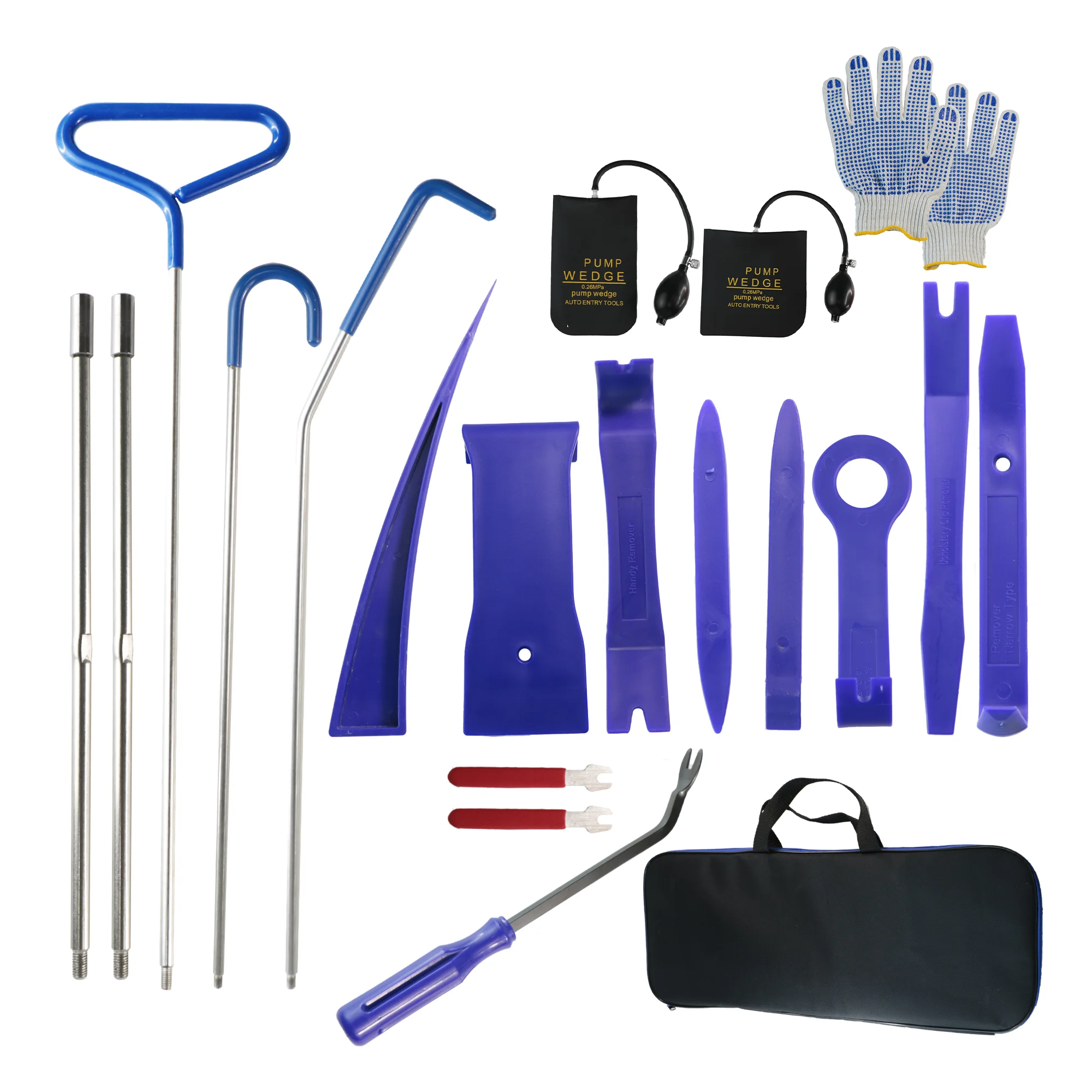 NBRATO Emergency Car Repair Tool Kit - 20 PCS Locksmith Tools