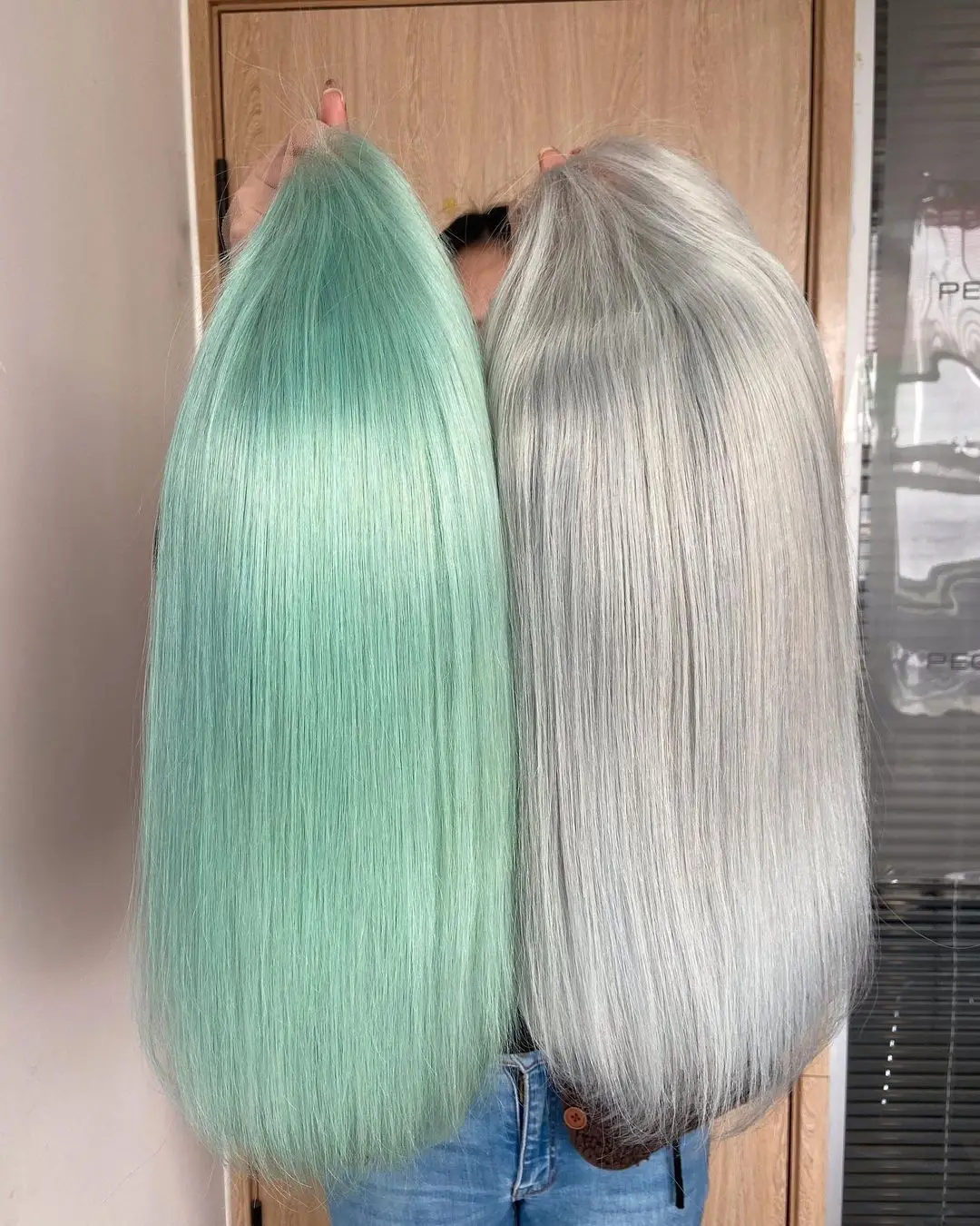 Light Mint Green Hair