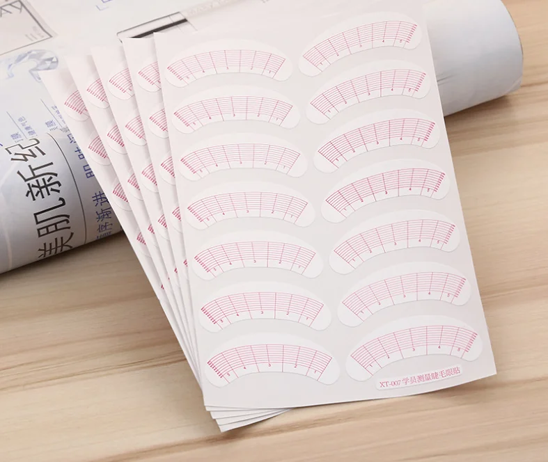 Lash Mapping Sticker Pad Lash Extension Map Eyelash Extension Mapping ...