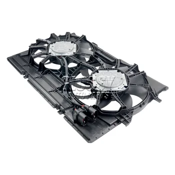 Glossy Engine Radiator Fan Motor For A4 A5 Allroad Q5 S4 S5 2.0l 3.0 ...