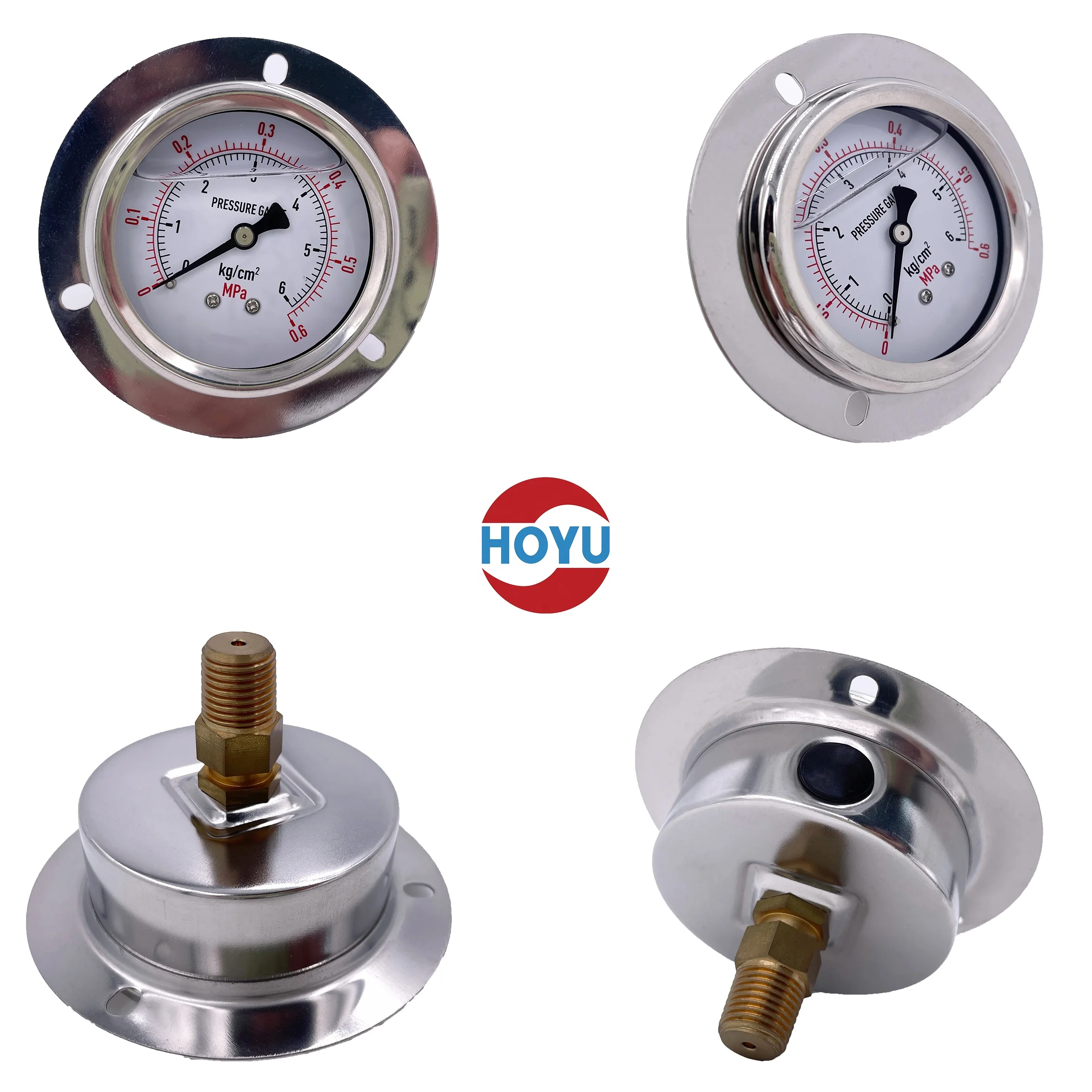 New Model Vacuum Negative Pressure Gauge With Flange - Buy General Pressure Gauge,Pressure Gauge ...