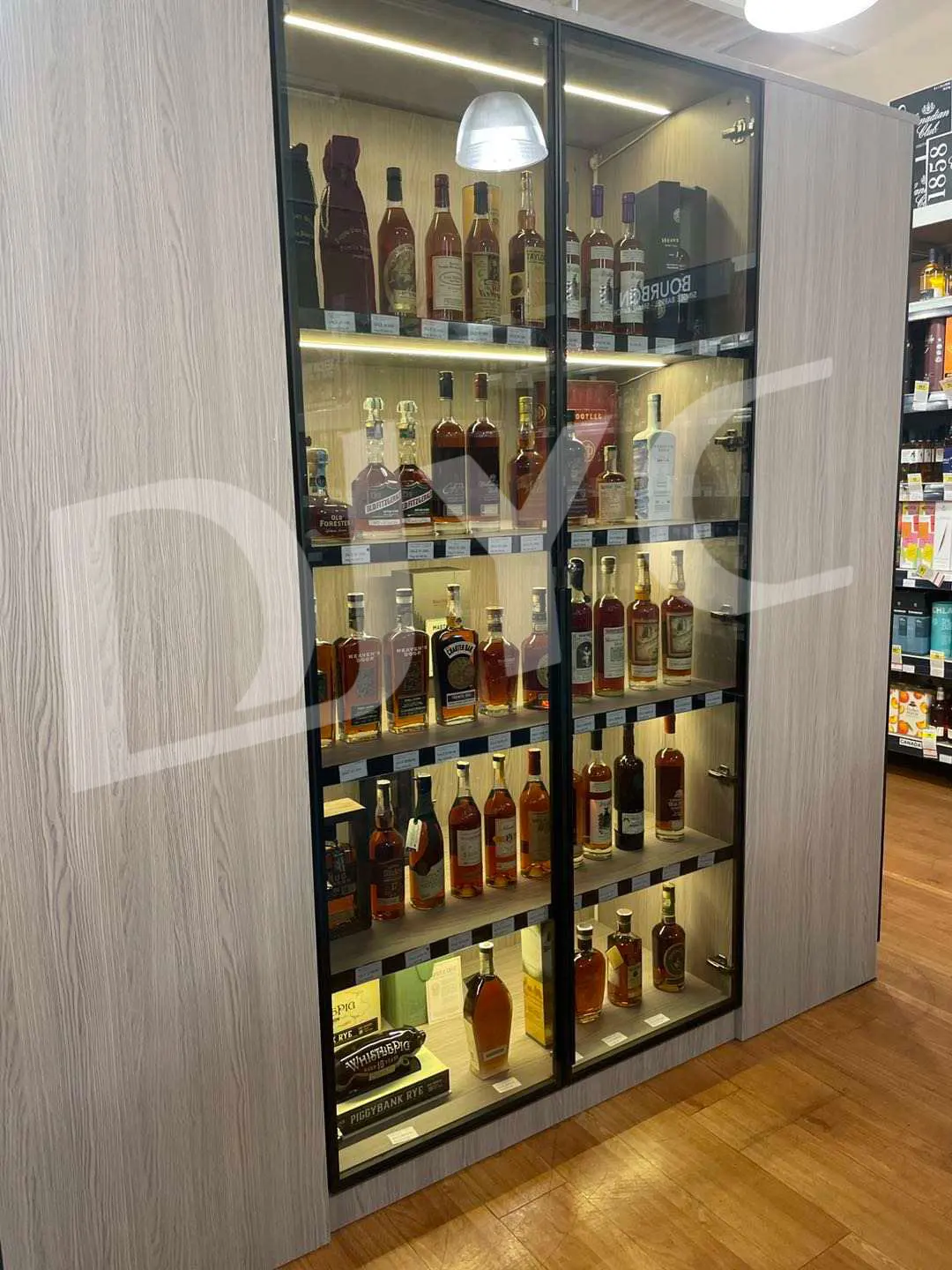 DIJIN Red Wine Display Cabinet for Supermarket Liquor Store Commercial ...