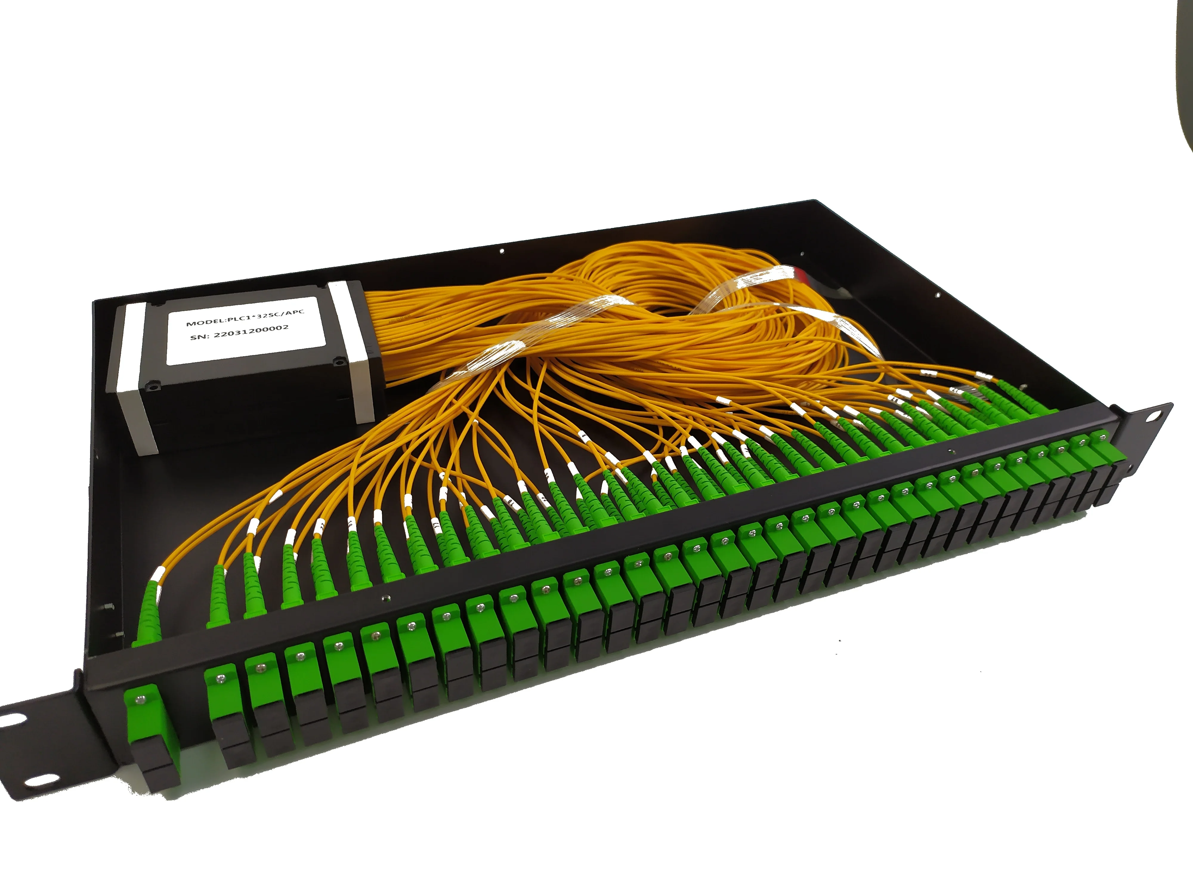 Alibaba.com: 19 inch 1U rack mount fiber optic PLC splitter ...