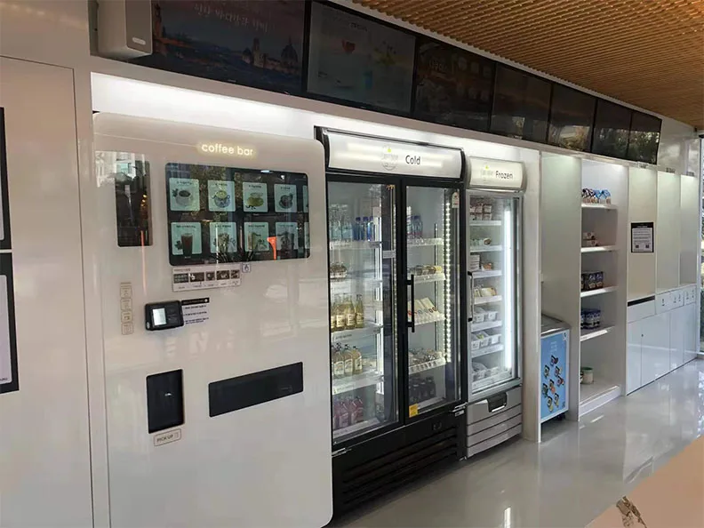 Customized Smart Beverage Vending Machine Cabinet Vending Machine