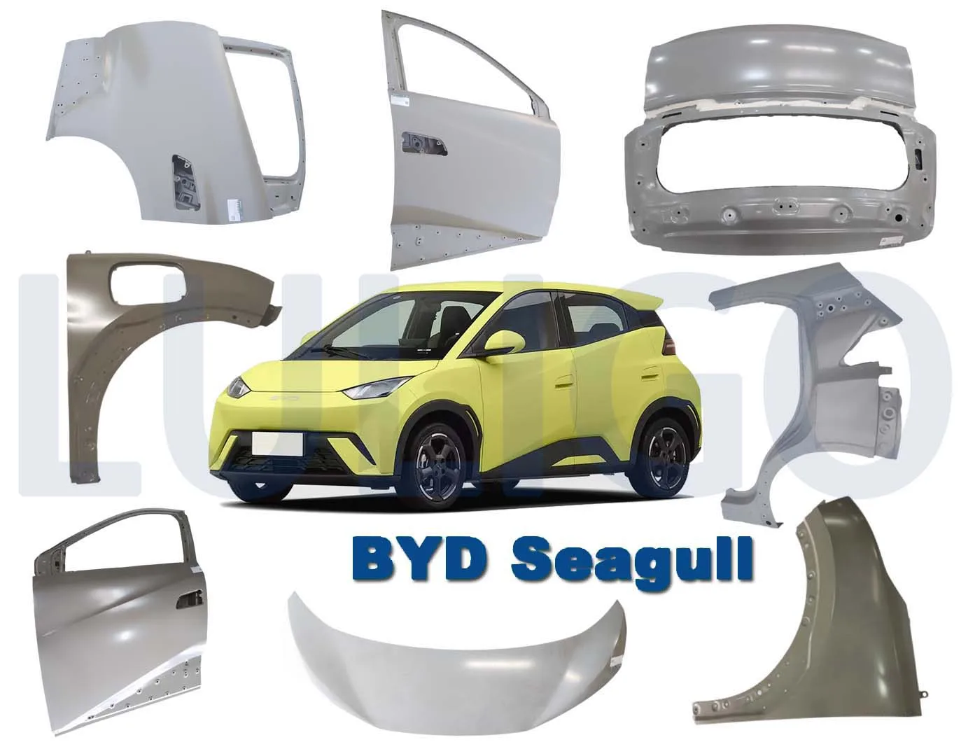 Original Complete Auto Body Kit BYD Qin Plus Yuan Han Tang Dolphin Song ...