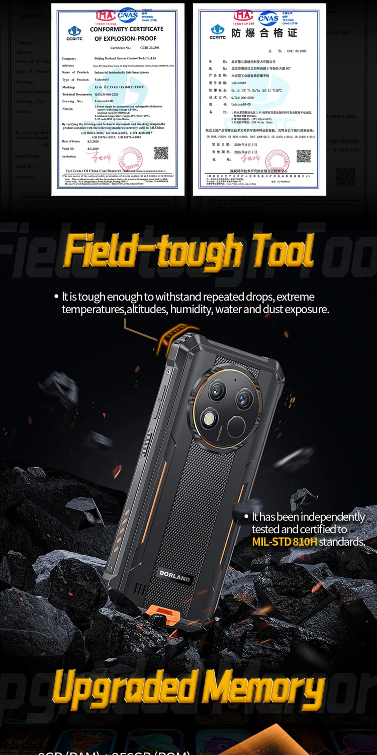 Dorland Unicorn10 PRO NFC Dustproof Waterproof Shockproof Gesture ...