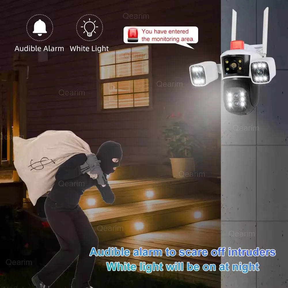 IPC360 Home 16MP Four Lens Wireless Wifi Camera - Secure Your Home