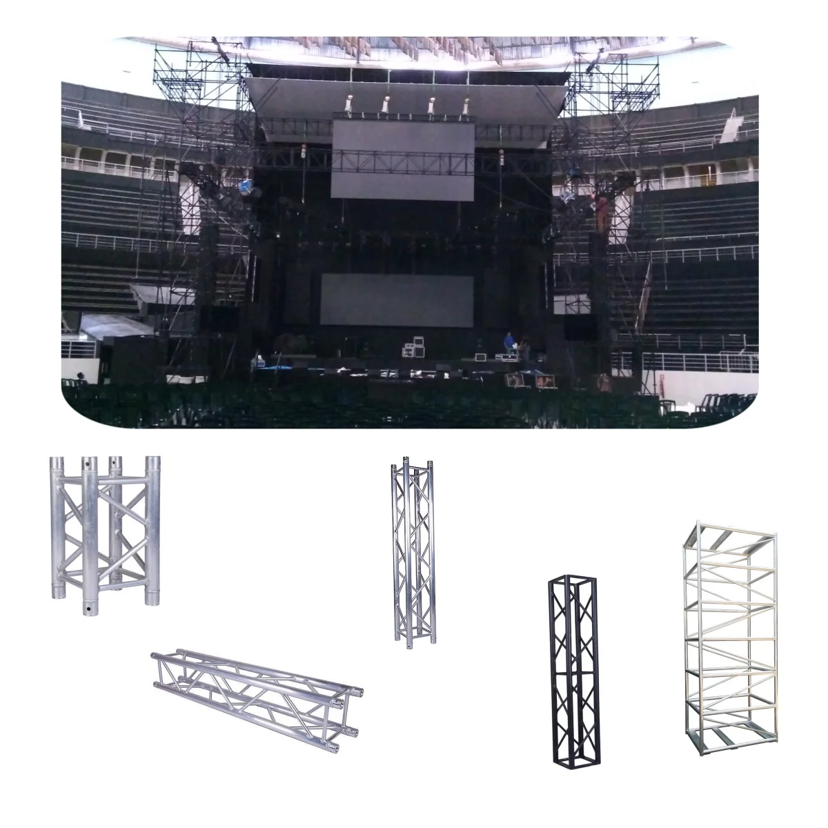 Sgaier Concert Stage Truss Project Concert Rigging Illumination Truss ...