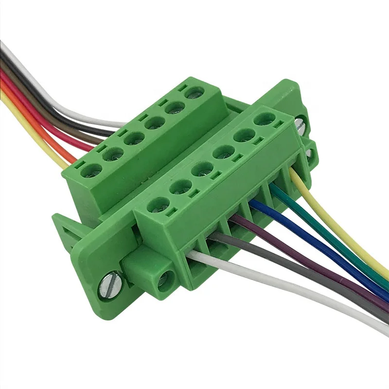 XINKE Through Wall Terminal Block Connector Plug-in Type 5.08mm Pitch ...