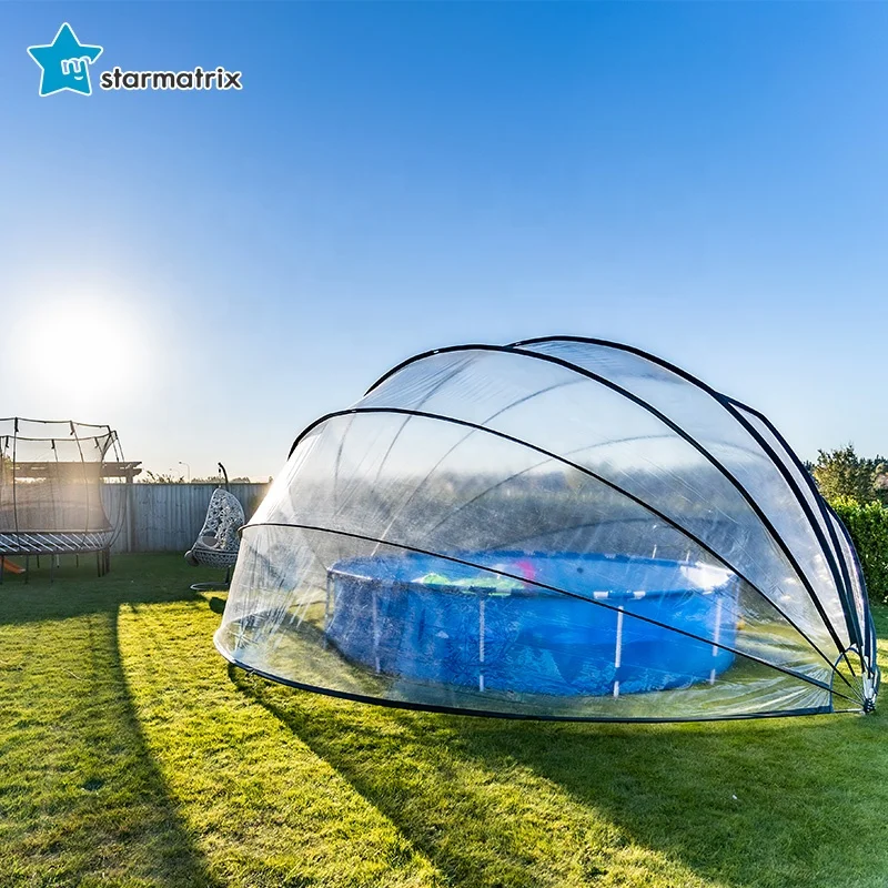 Starmatrix Above Ground Retractable Pool Dome Cover - Buy Pool Dome ...