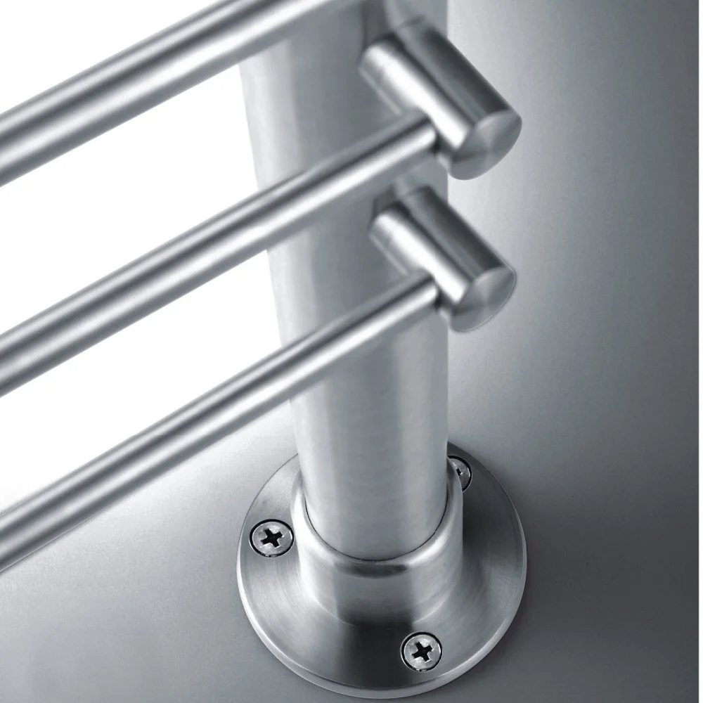 Stainless Steel Square Base Plate Banister Rail Covers