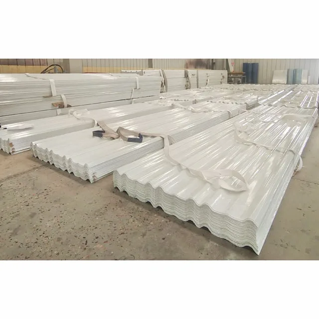 Corrugated FRP Sunlight Sheets - Durable Industrial Roofing