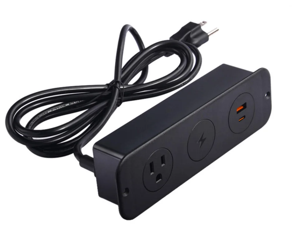 Fast Charge Desk Power Outlet Built in Conference Desk Counter for PC ...