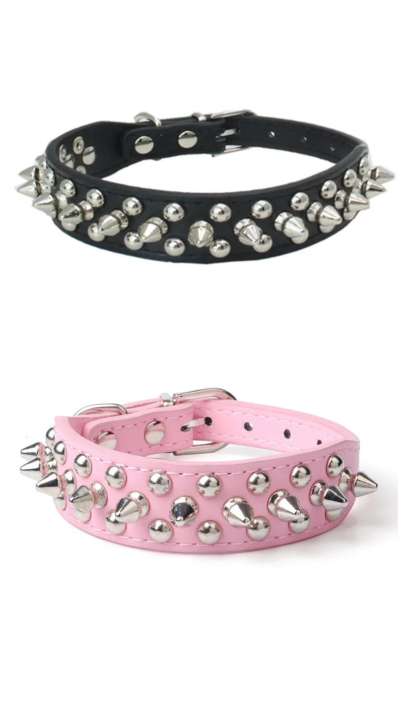 Pet Collar Bullet Nail Rivet Dog Collar Dog Chain Punk Dog Collar - Buy ...