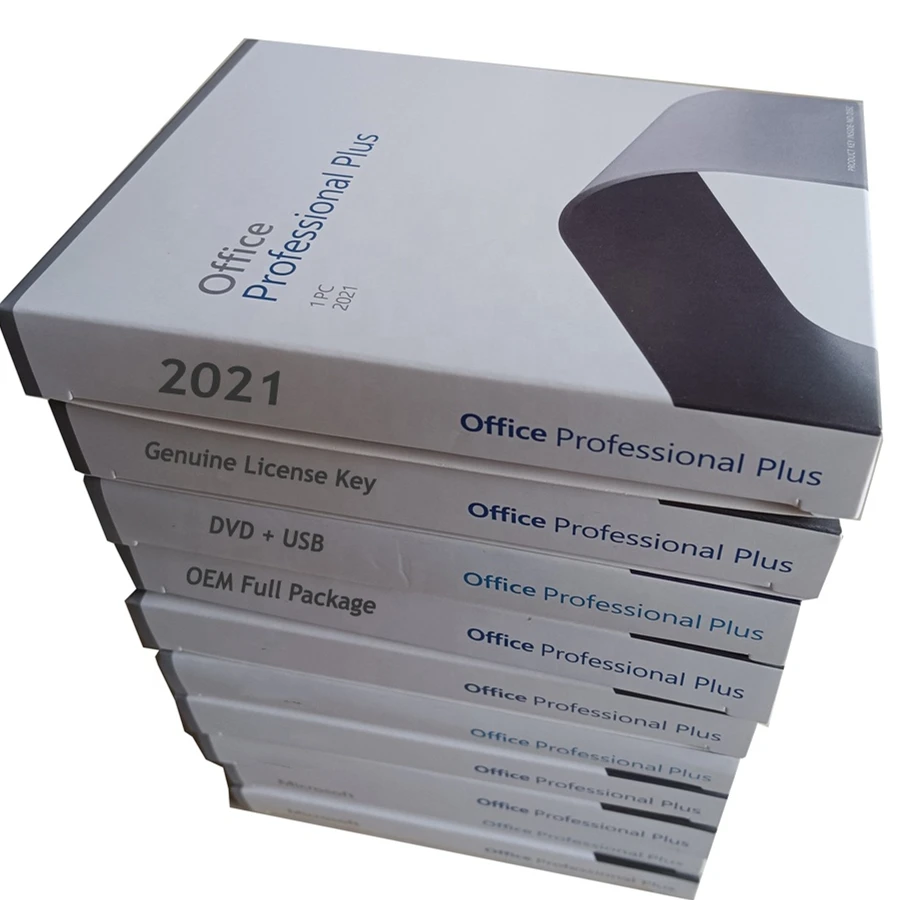 Office 2021 Professional Plus Bind Key Dvd Usb Retail Box 100% Globally ...
