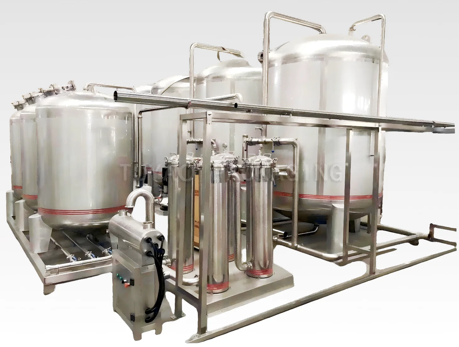 1200BPH Full Automatic Water Production Line 10-15 Liter Bottled 5 ...