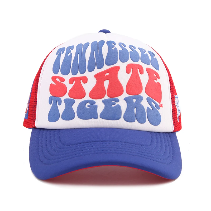 Custom 3d Puff Print Mesh Trucker Cap Women Mens Printed Trucker Cap ...