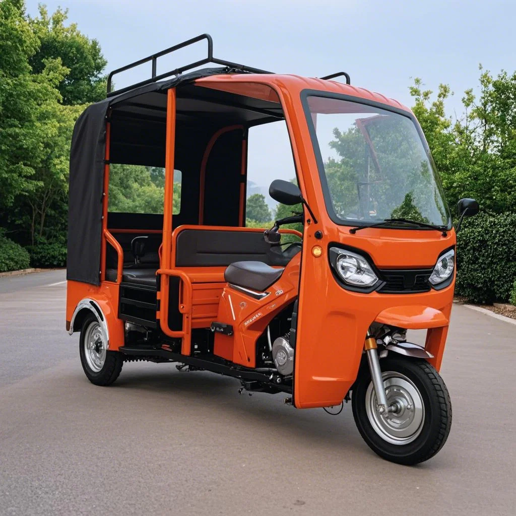 2025 New Design 4 Passenger Motorized Tricycles for Sale