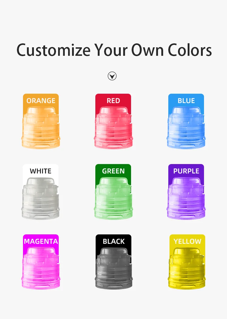 Wholesale Liquid Luxury Plastic Squeeze Bottle Caps