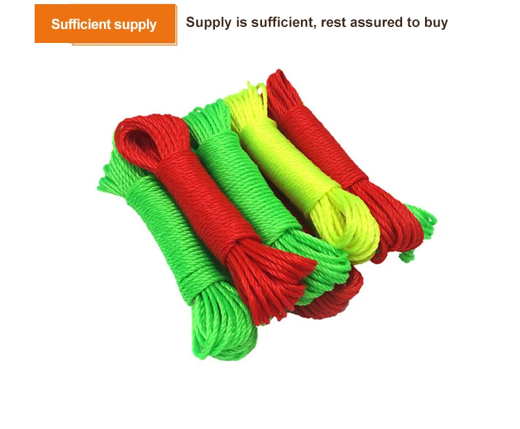 Colorful And Durable Clothes Line Rope Washing Drying Line Outdoor Rope ...