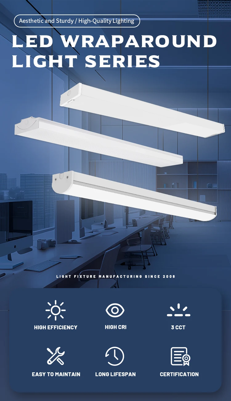 Brandon Modern Linear Led Batten Light Steel Can Be Customized As ...