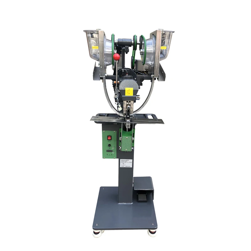 JZ-989N2 Servo Motor with PLC Control Automatic Plastic&Prong Snap ...