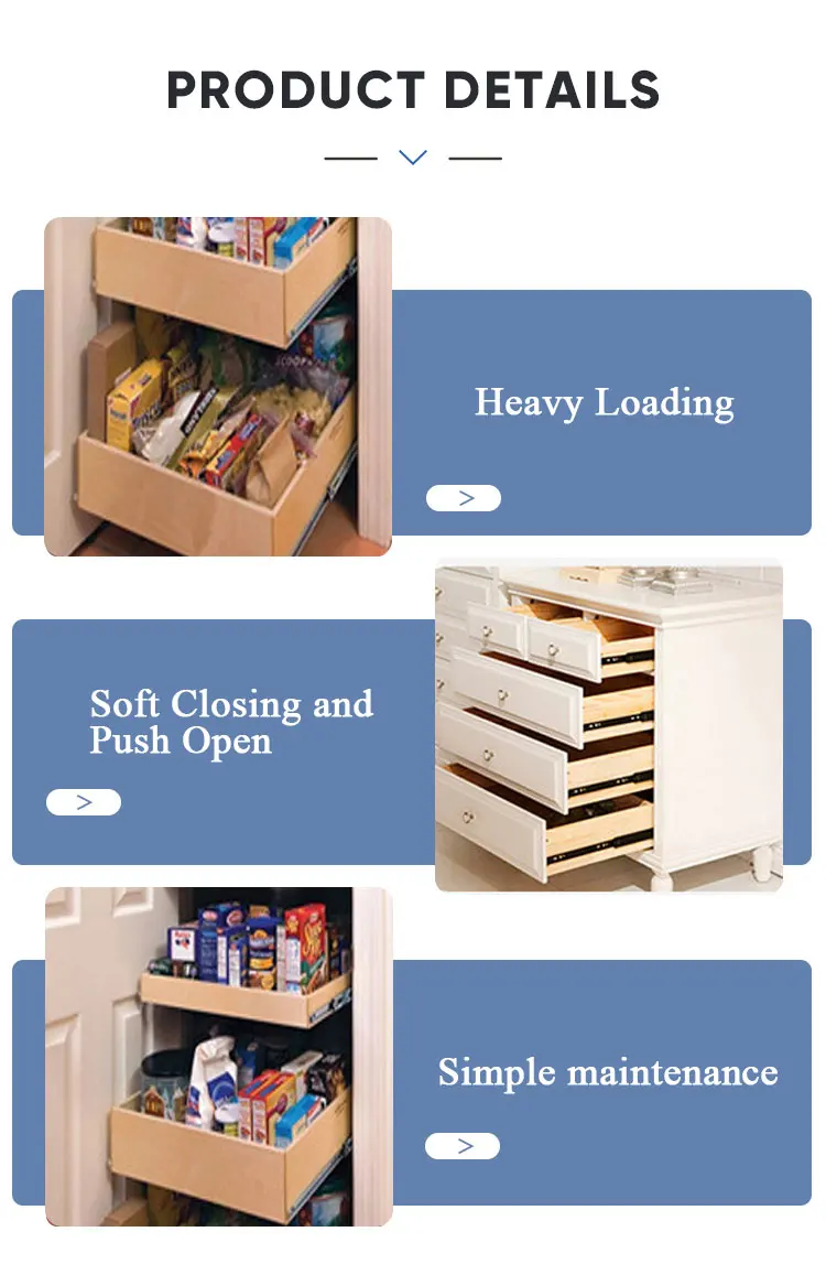 Hidden Folding Table Guide Rail Aluminum Alloy Telescopic Cabinet ...