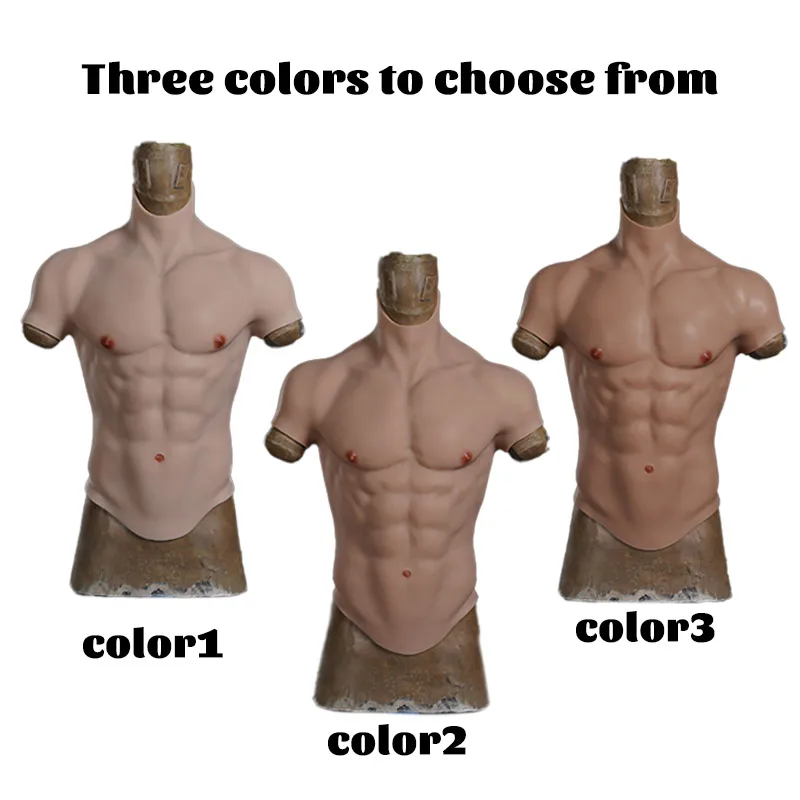 Eta Cosplay Artificial Simulation Men Body Shaper - Muscle Suit Silicone