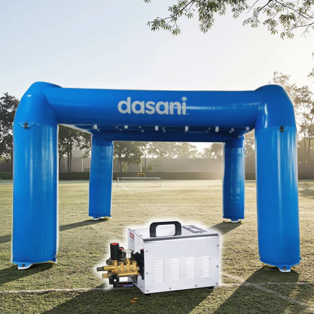 Outdoor Event Cooling Water Spray Advertising Station PVC Inflatable ...