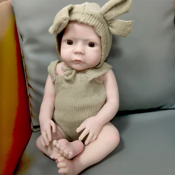 R&b 18inch Bebes De Siliconas Realistic Solid Silicon Reborn Doll Kits ...