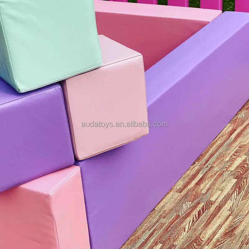 Custom Purple Indoor Playground Equipment Soft Play Ground Kids ...