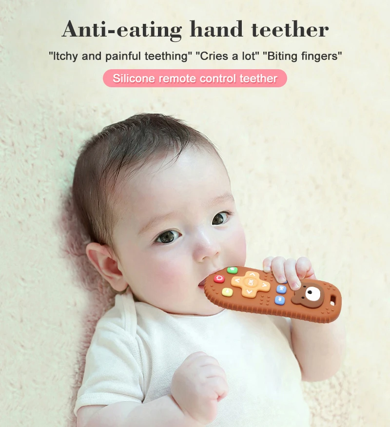 Bpa-free Silicone Teether - Soothes Baby’s Teething Pain