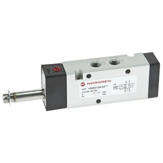 Norgren 60 Pneumatic Solenoid Valve 5/3 Distributor G1/8, Solenoid ...