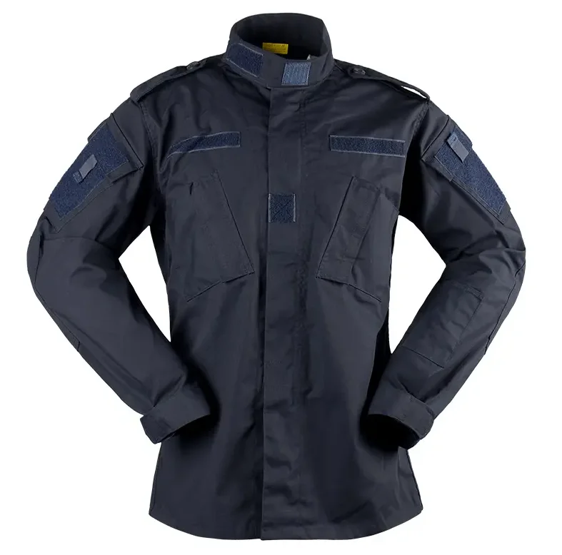 Dark Blue Color Combat Acu Uniform / Tactical Uniform For Training ...