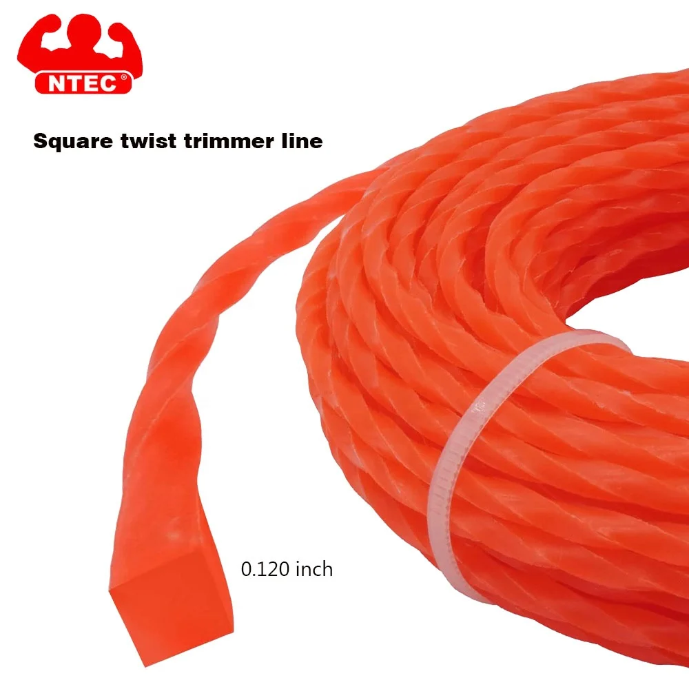 3.0mm Square Twist Strimmer Line - Durable Nylon Trimmer