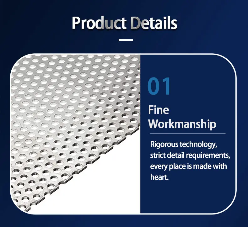 Perforated Metal Mesh Sheet Sheets Stainless Steel Decorative ...