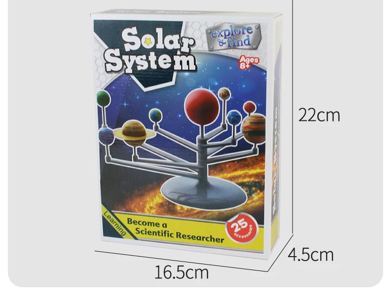 Wholesale Science Kit Solar System Toys Glowing In Dark Paint Kids ...