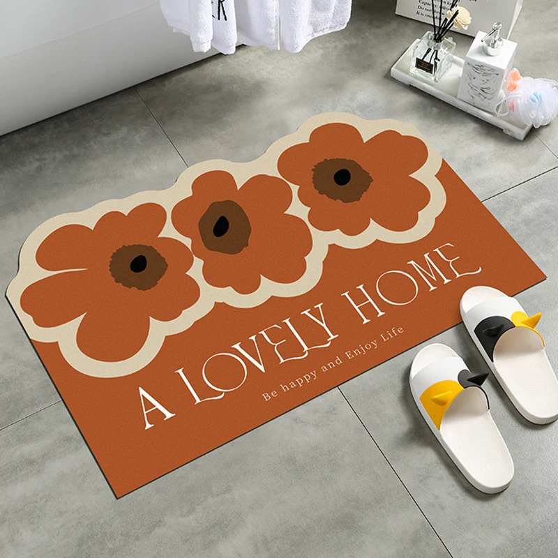 Concave And Convex Diatom Mud Mat Soft Door Mat Novelty Shape Absorbent ...