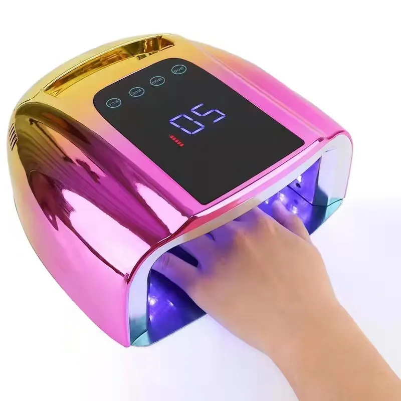 Rechargeable 96W UV LED Gel Nail Machine for Professional Curing