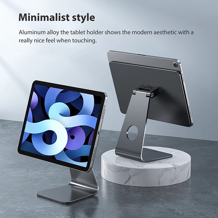 Magnetic Float Tablet Stand Magnetic Floating Display Stands Adjustable ...