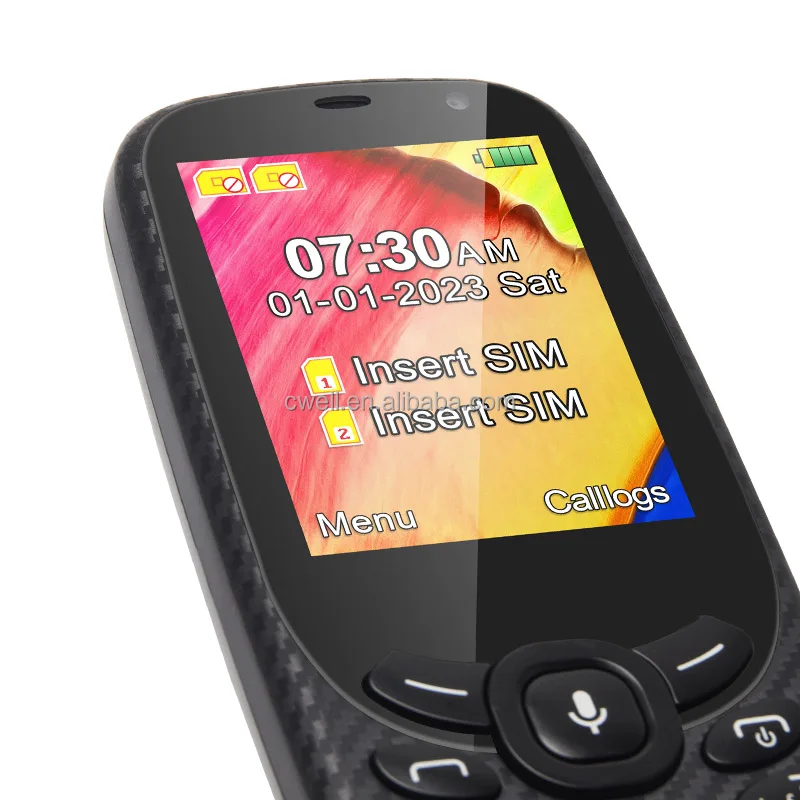 UNIWA K2408 - Feature Phone with 2.4" Keypad & 1900mah Battery